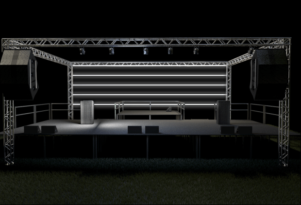 Flexible LED Stage Blinders – Uprise LED